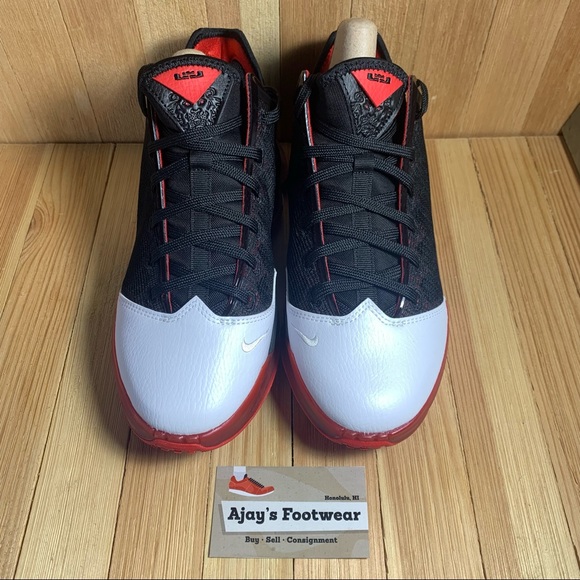 Nike | Shoes | New Nike Lebron Xix 9 Low Black White Red Mens ...